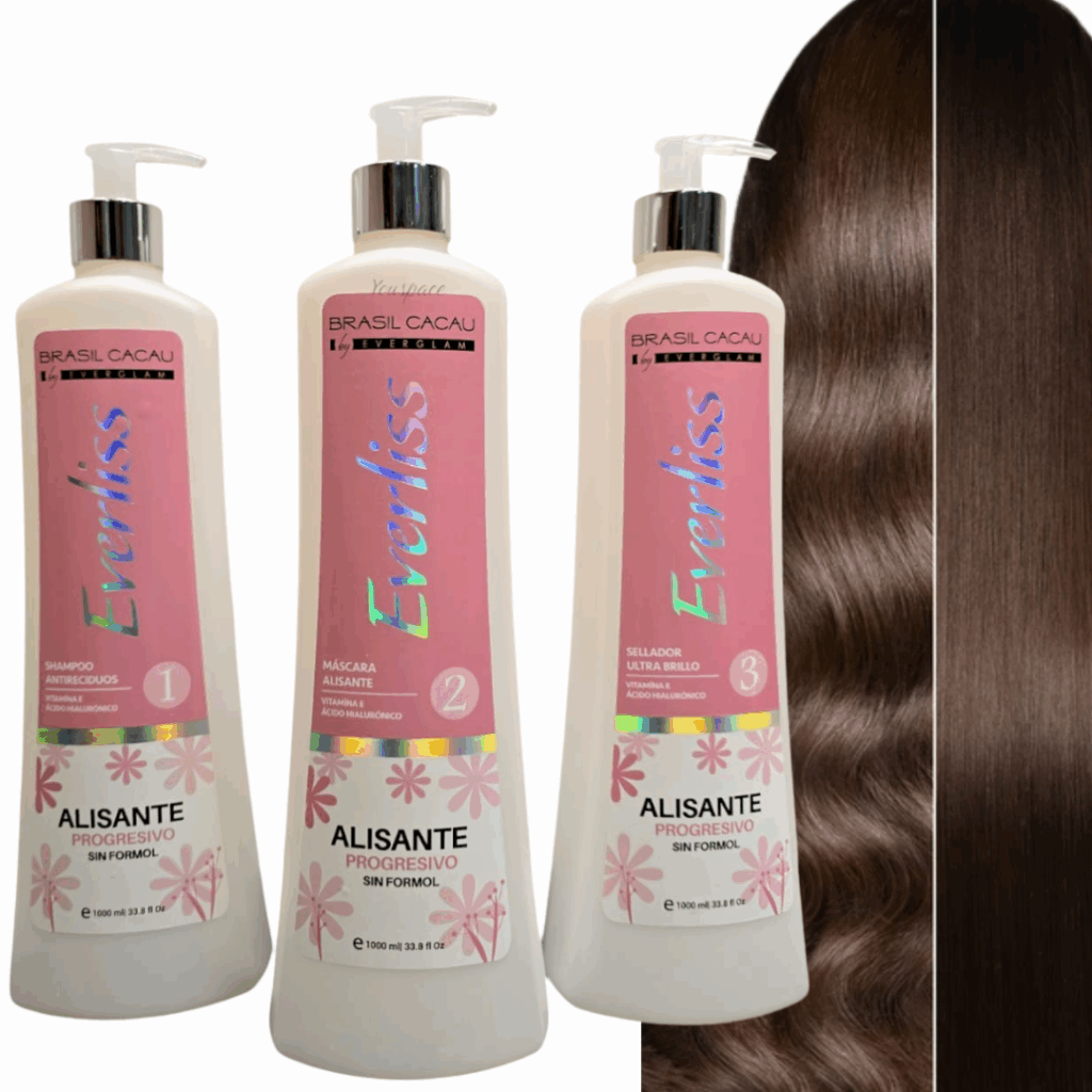 ALISADO PROGRESIVO SIN FORMOL BRASIL CACAU DE EVERGLAM 1000 ML – Youspace